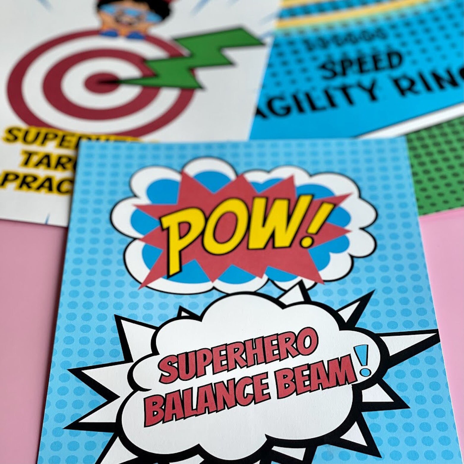 Superhero Obstacle Course Kit: Masks, Badges, Training Signs (PDF) - Etsy