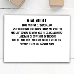 Christmas Roll and Elf Game for Kids, Christmas Elf Activity, Christmas ...