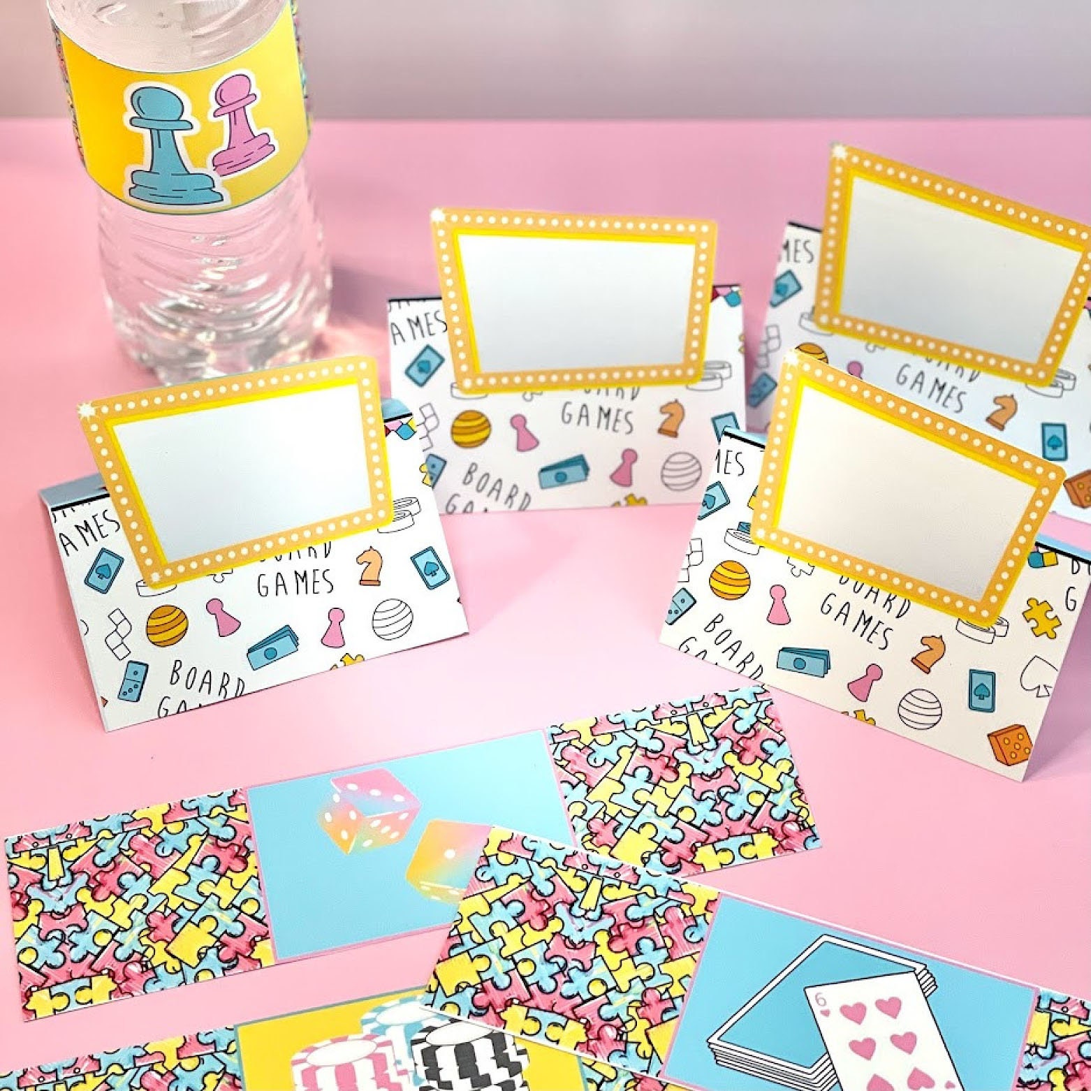 Game Night Party Decorations, Printable Game Night Bundle, Game Theme ...