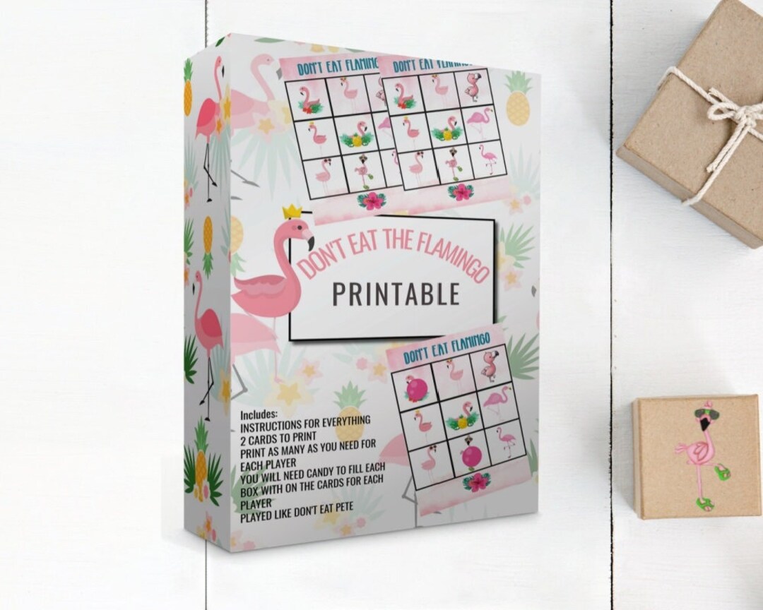 Flamingo Games, Flamingo Birthday Party Games, Luau Party Games - Etsy