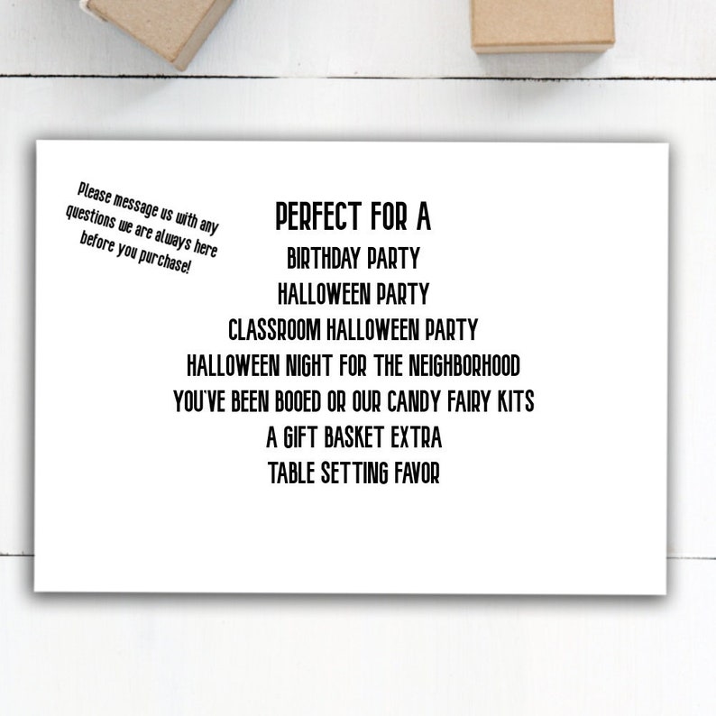 Printable Halloween Treat Box, Halloween Favor Box and Tag, Halloween ...