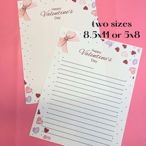 Valentine's Printables: Love Stationery, Coupons, DIY Gifts, Romantic ...