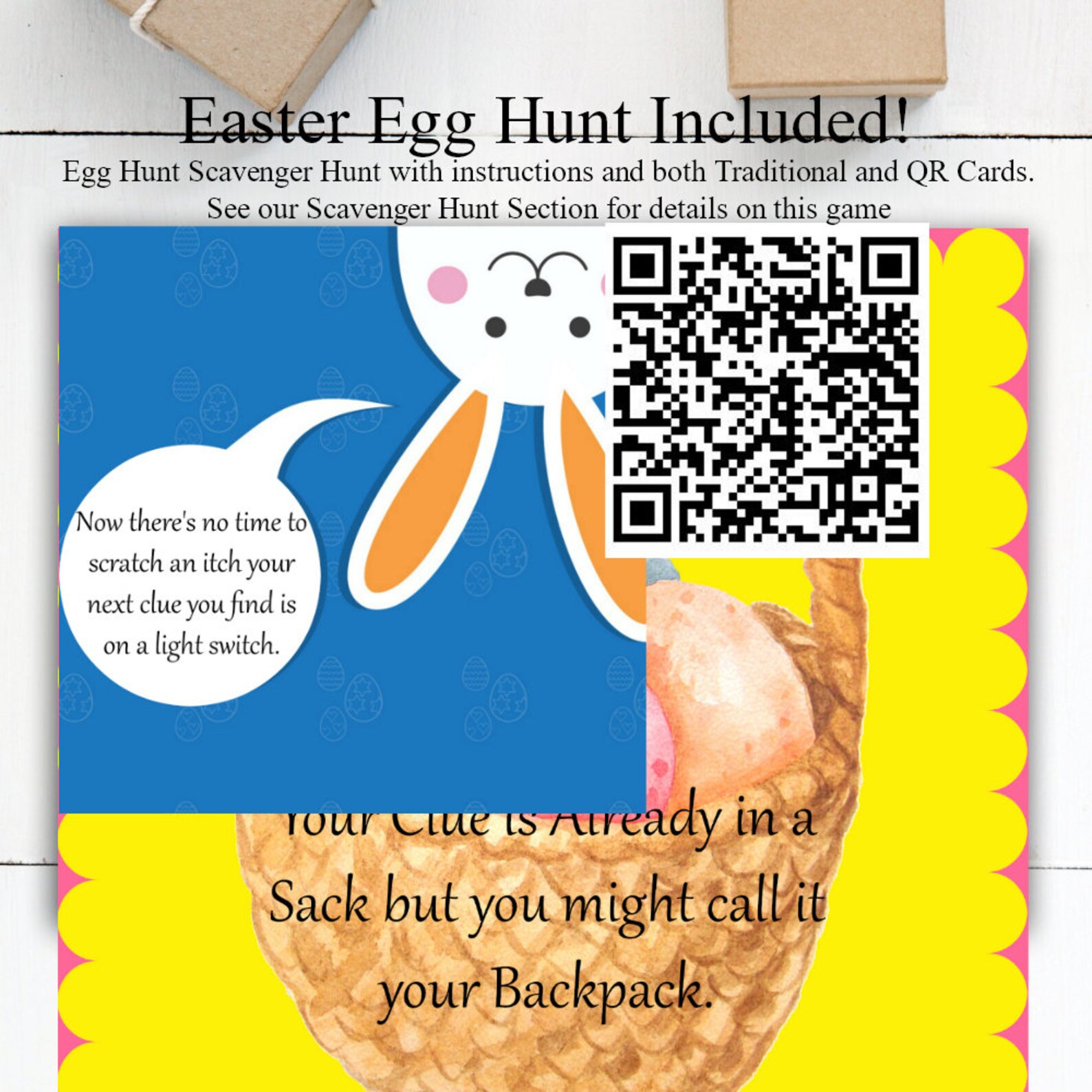 Easter Egg Hunt, Easter Scavenger Hunt, Easter Bunny Letter Hunt - Etsy