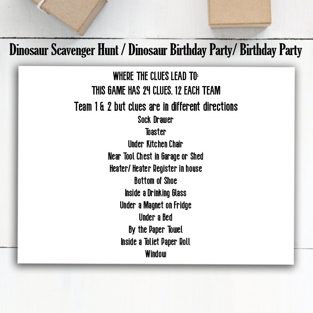 Dinosaur Scavenger Hunt, Dinosaur Birthday Games, Dinosaur Party Games ...