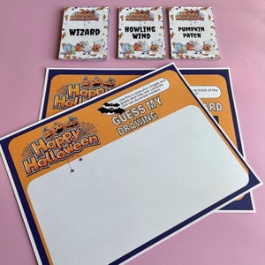 Halloween Charades Game, Family Halloween Party Game, Kids' Halloween ...
