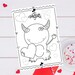 Roll a Monster Dice Game, Valentine's Day Roll a Monster Game for Kids ...