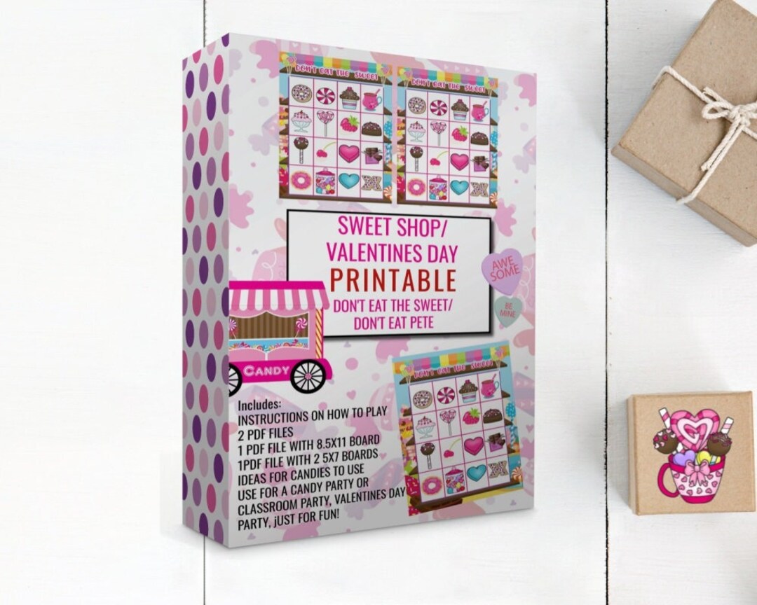 Printable Valentines Day Game Don't Eat Pete, Valentines Party Game ...