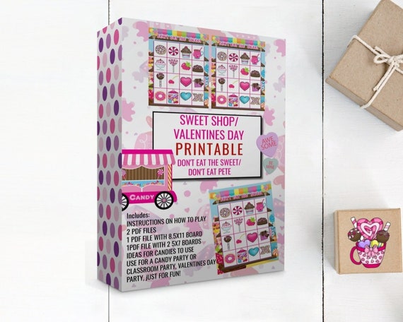 Printable Valentines Day Game Don't Eat Pete, Valentines Party Game ...