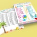 Summer Games and Activities Bundle for Kids, Summer Activity Bundle, 12 ...