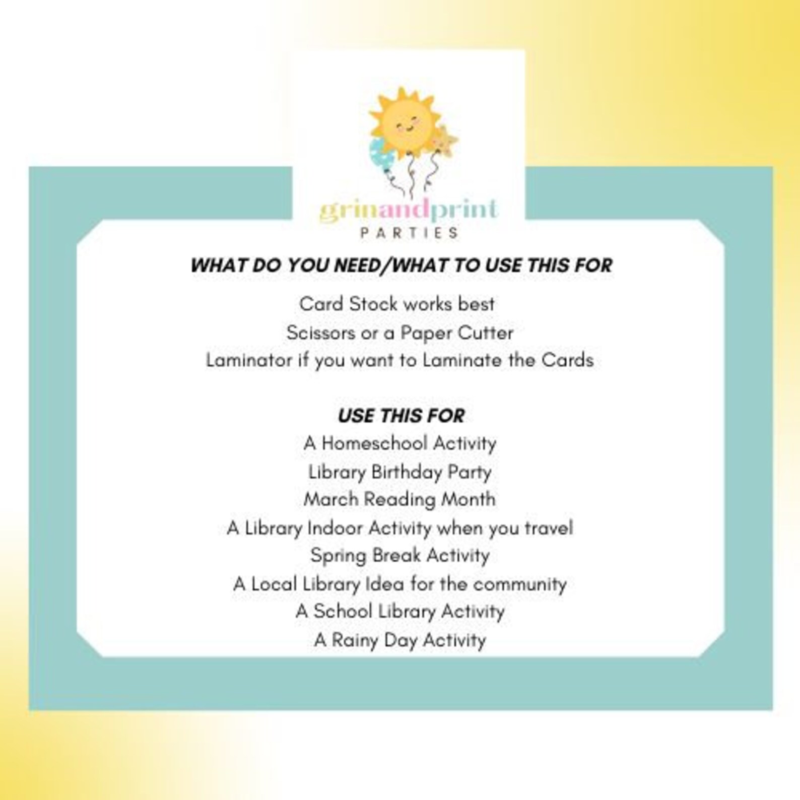 Editable Printable Library Scavenger Hunt for Kids, Library Activity ...