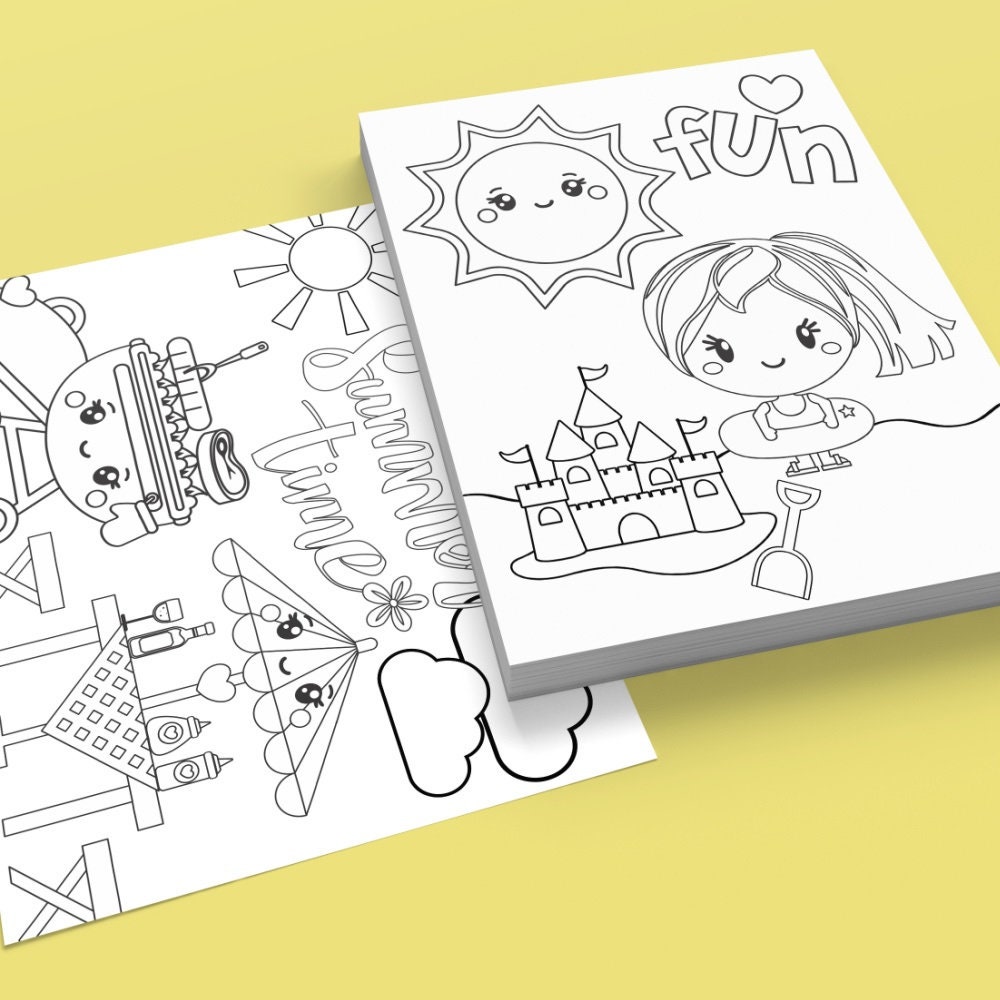 Summer Games and Activities Bundle for Kids, Summer Activity Bundle, 12 ...