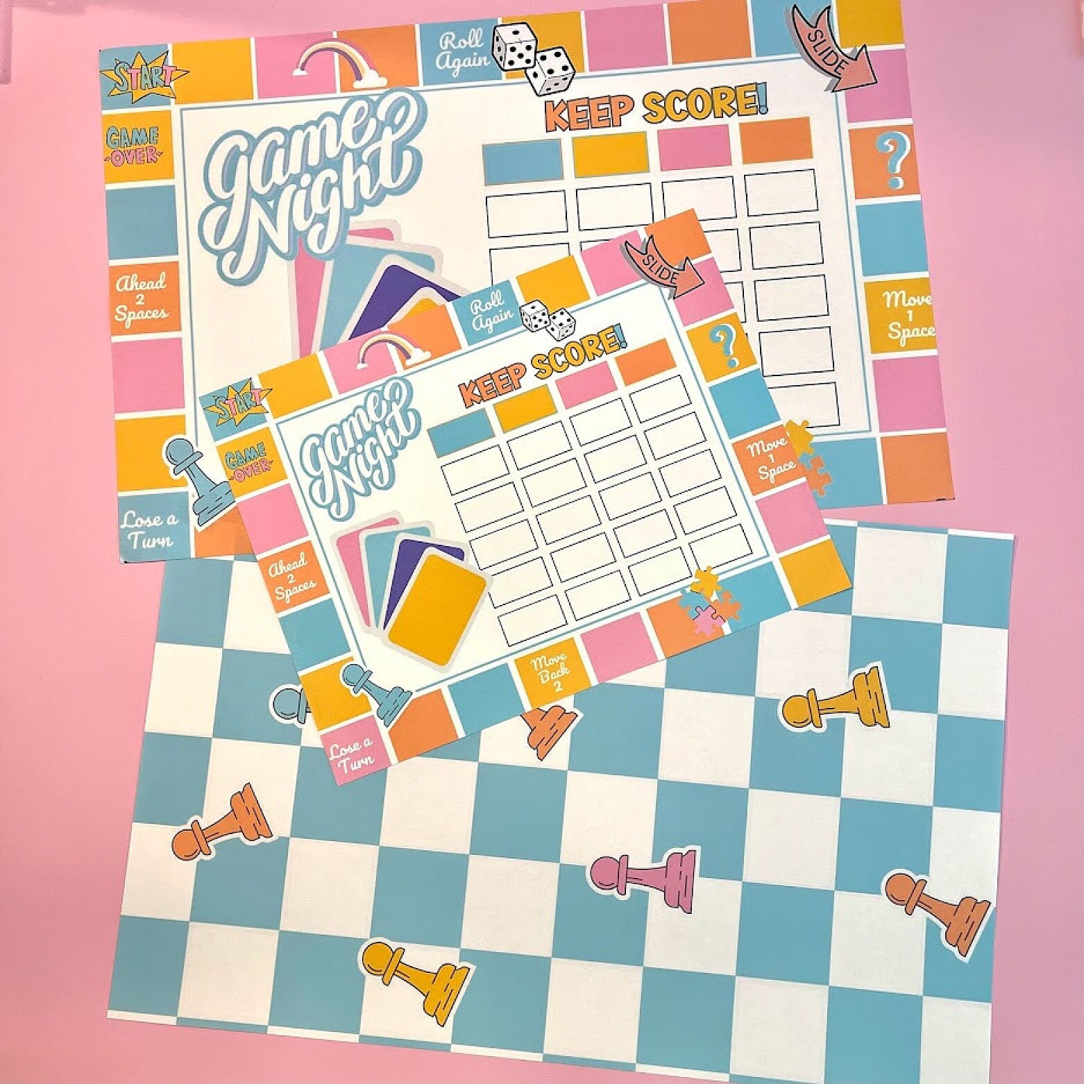 Game Night Party Decorations, Printable Game Night Bundle, Game Theme ...