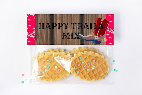 Halloween Treat Bag Toppers, Halloween Treat Bags, Cowboy Party Favors ...