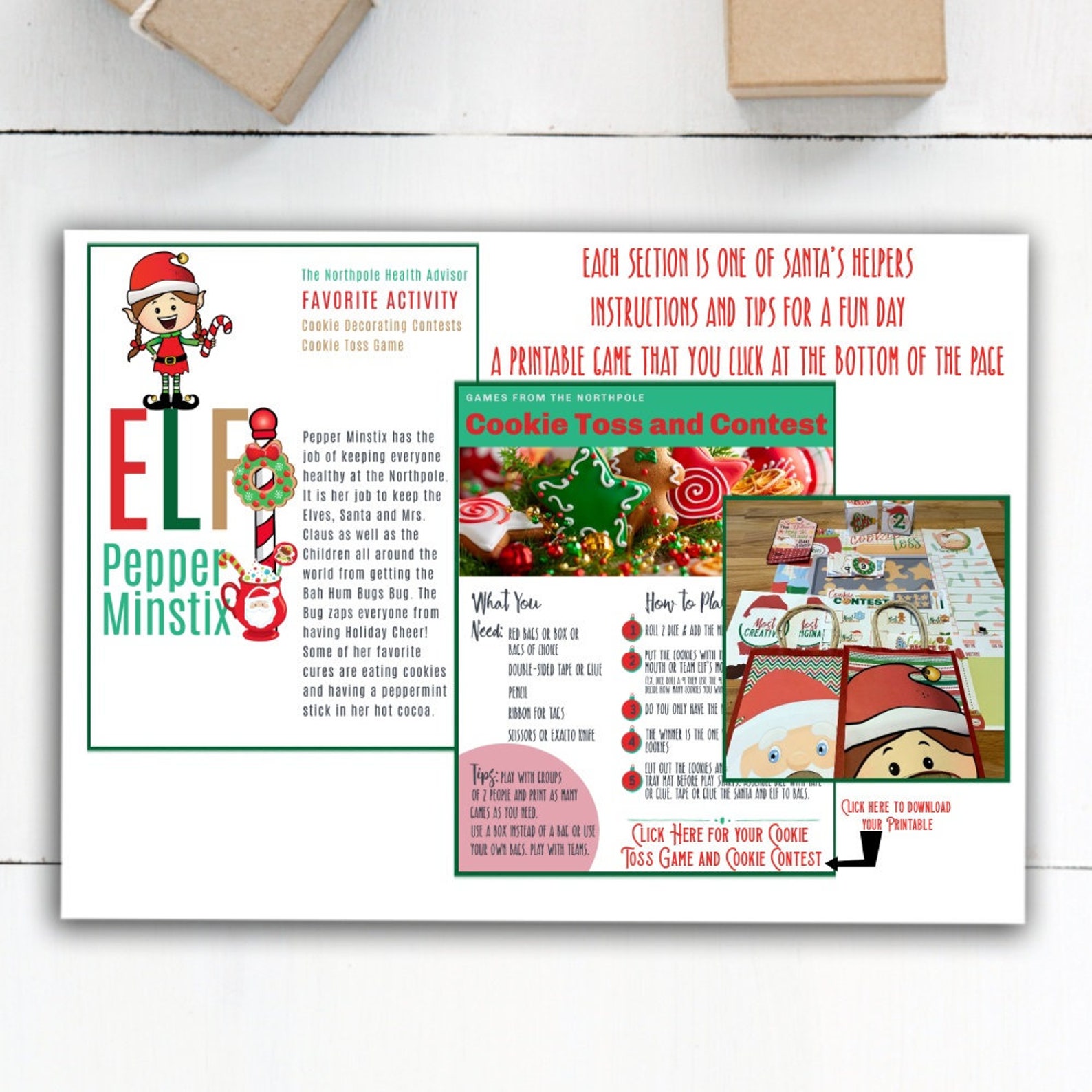 Christmas Games Christmas Elf Games Christmas Activities for - Etsy