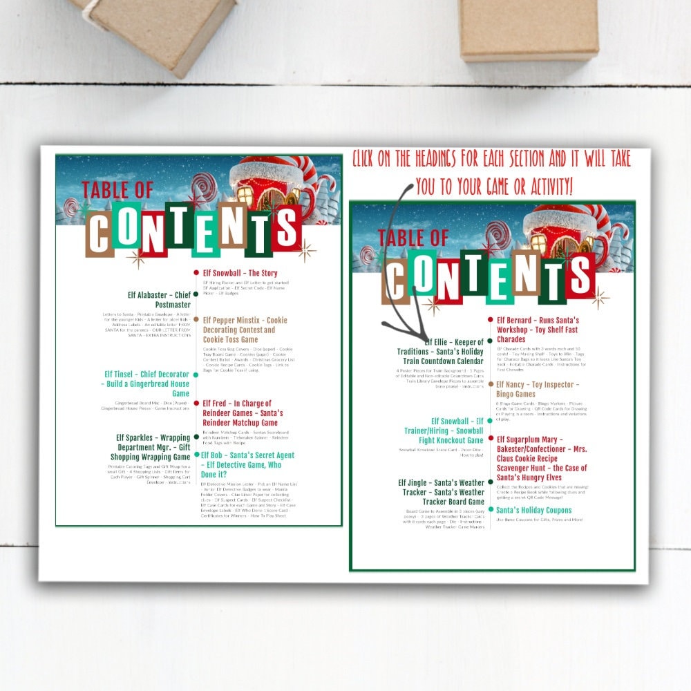Christmas Games Christmas Elf Games Christmas Activities for - Etsy