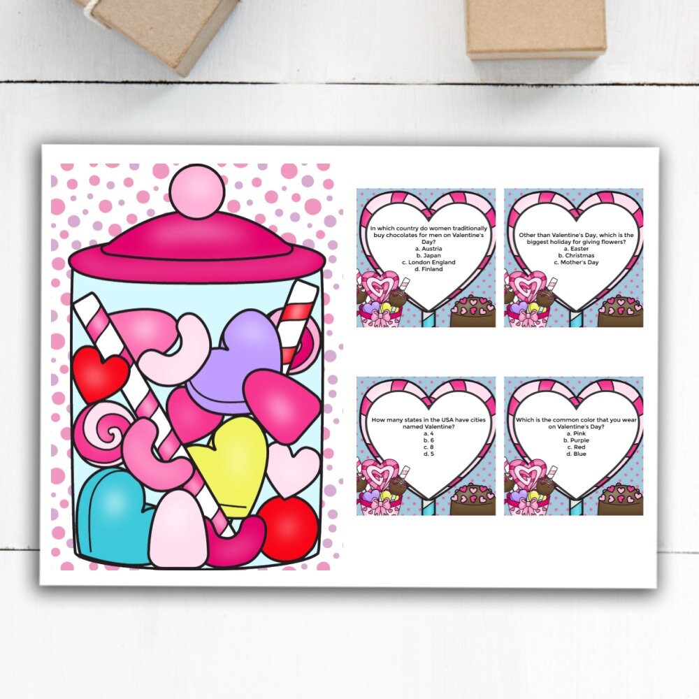 Printable Valentines Day Tic Tac Toe, Valentines Day Games for Kids ...
