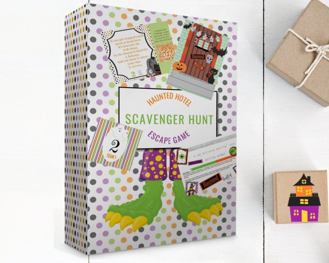 Halloween Scavenger Hunt Printable for Kids, Halloween Treasure Hunt ...