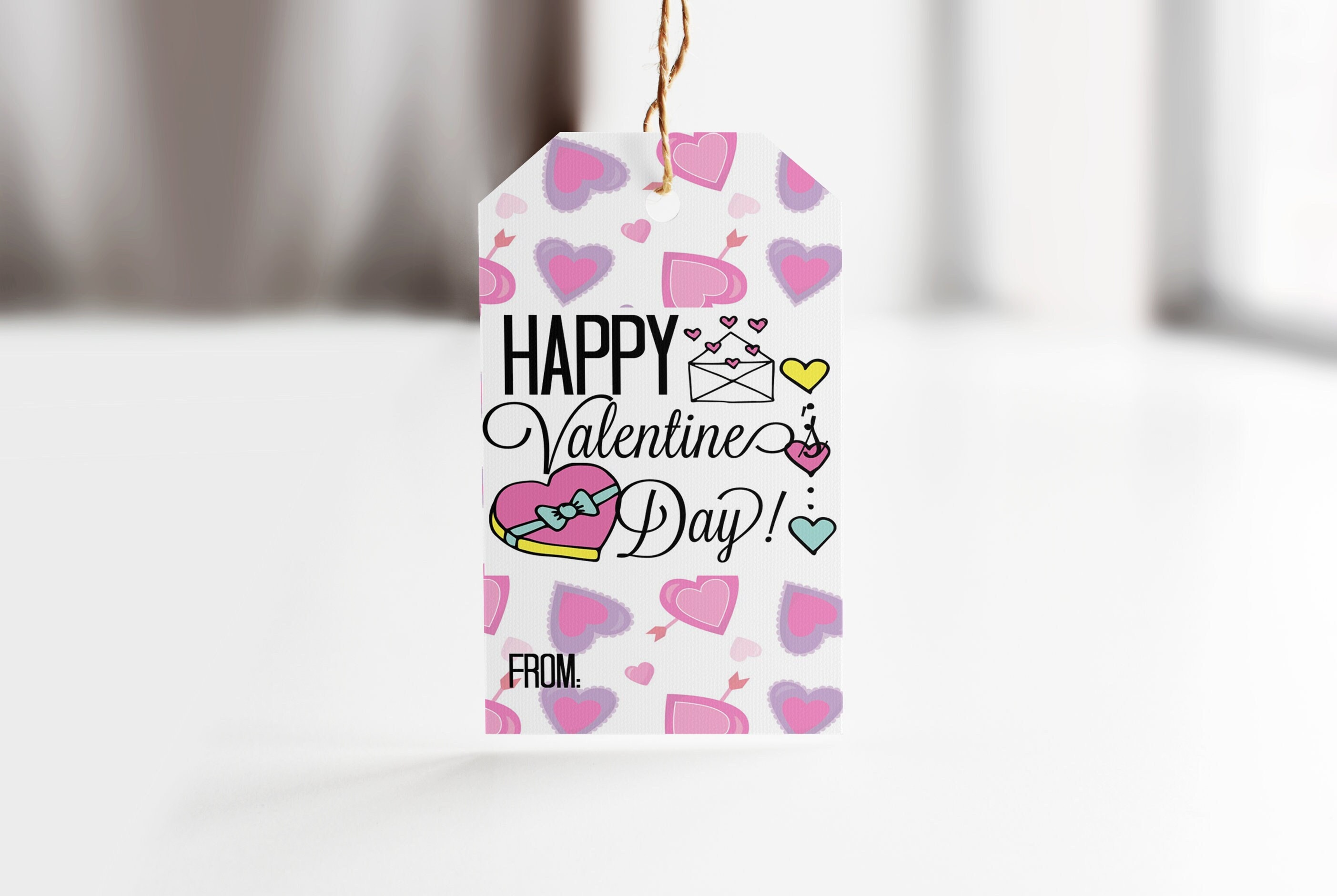 Valentines Gift Tags Valentines Tags Valentines Party Favor - Etsy