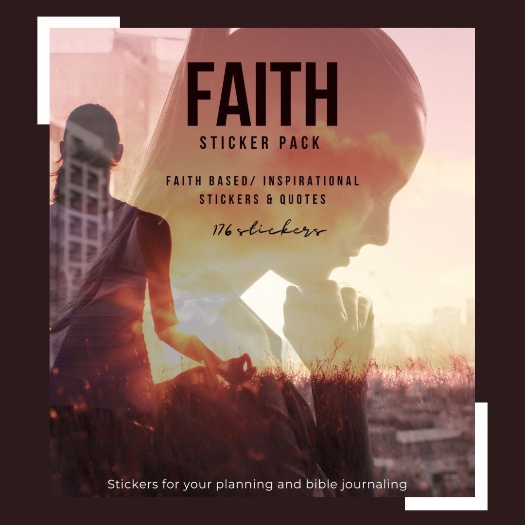 Faith Sticker Pack - Etsy