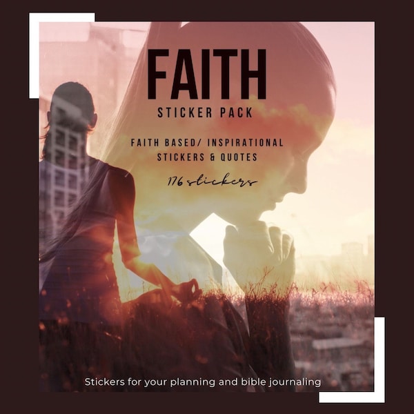 Faith Sticker - Etsy