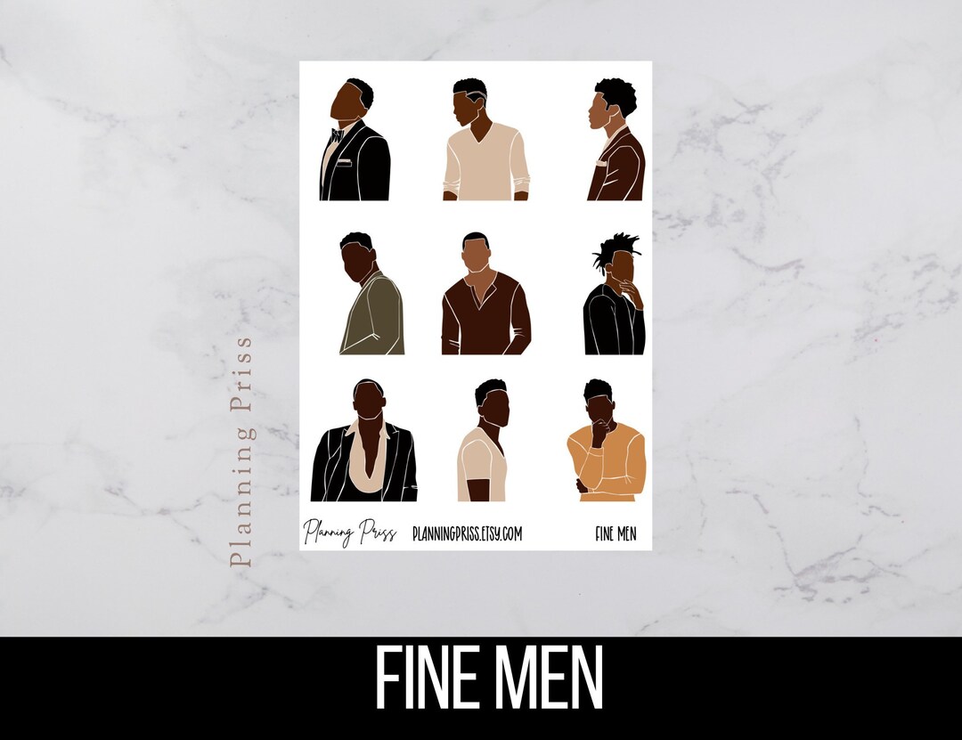 Fine Men Sticker Sheet - Etsy