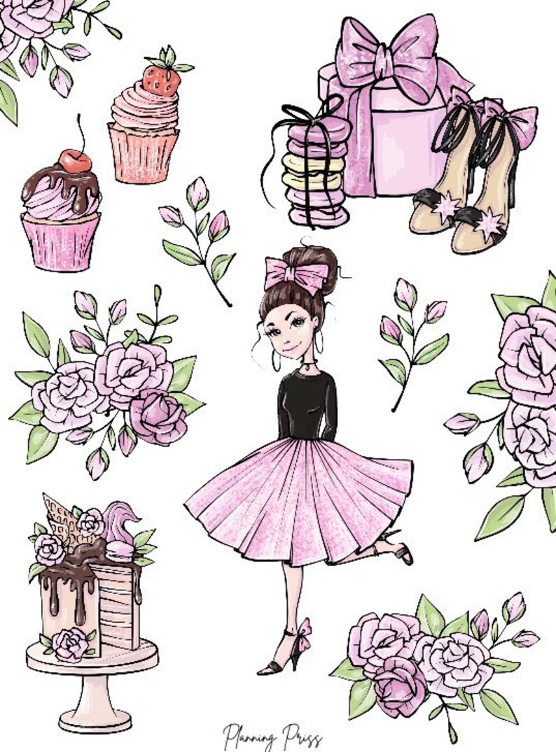 Birthday Celebration Sticker Sheet - Etsy