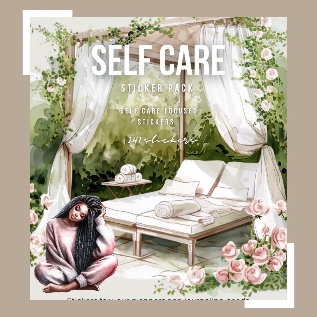 Self Care Sticker Pack - Etsy