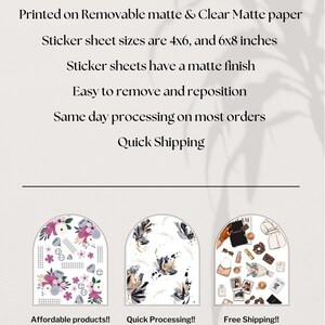 Accent Deco Sticker Sheet/ Planner Decoration/ Kiss Cut - Etsy