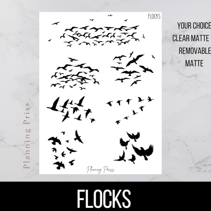Flocked Stickers - Etsy
