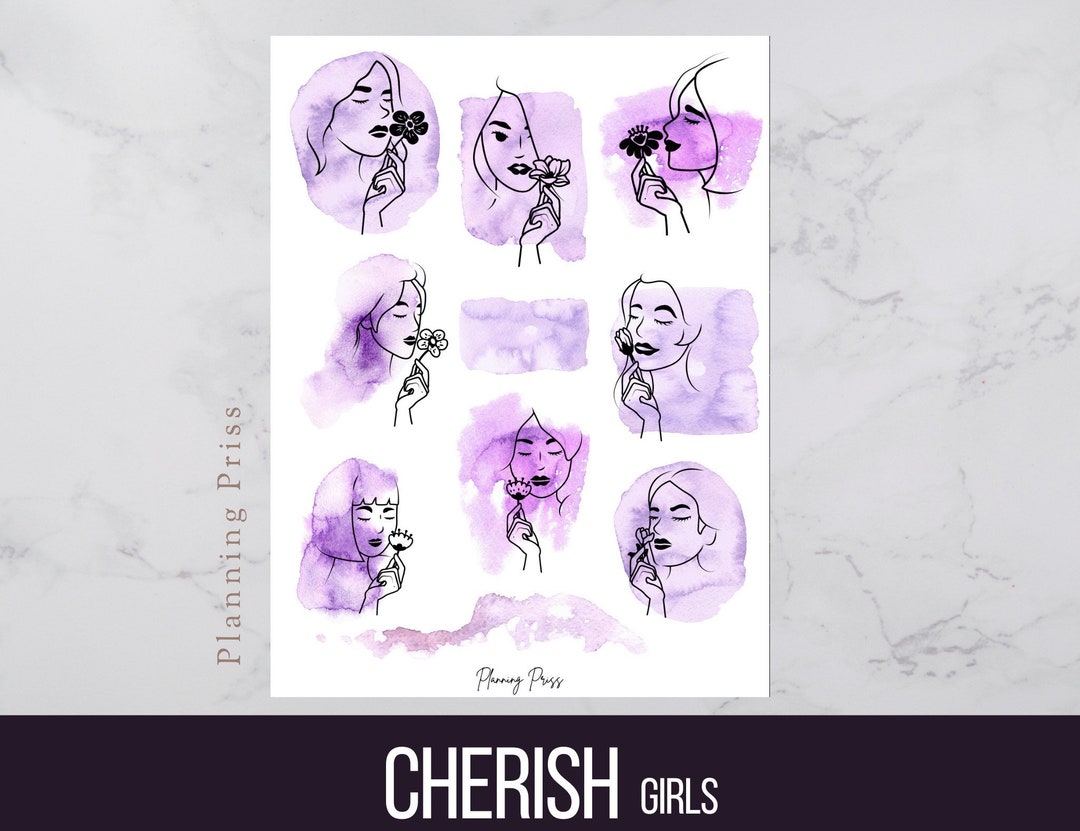 Cherish Girls Sticker Sheet - Etsy