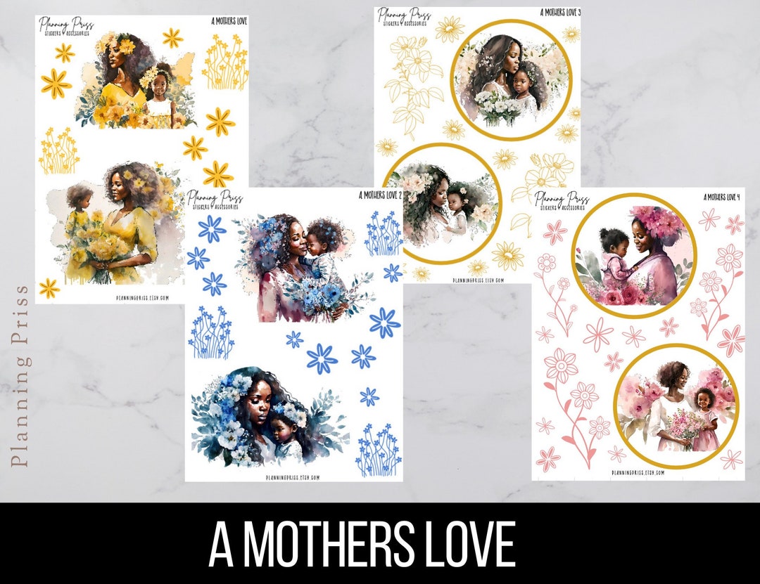 A Mothers Love Deco Sticker Sheet - Etsy