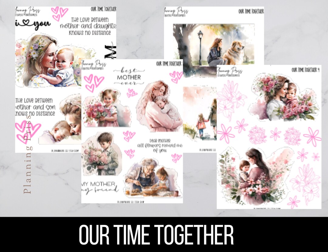 Our Time Together Deco Sticker Sheet - Etsy