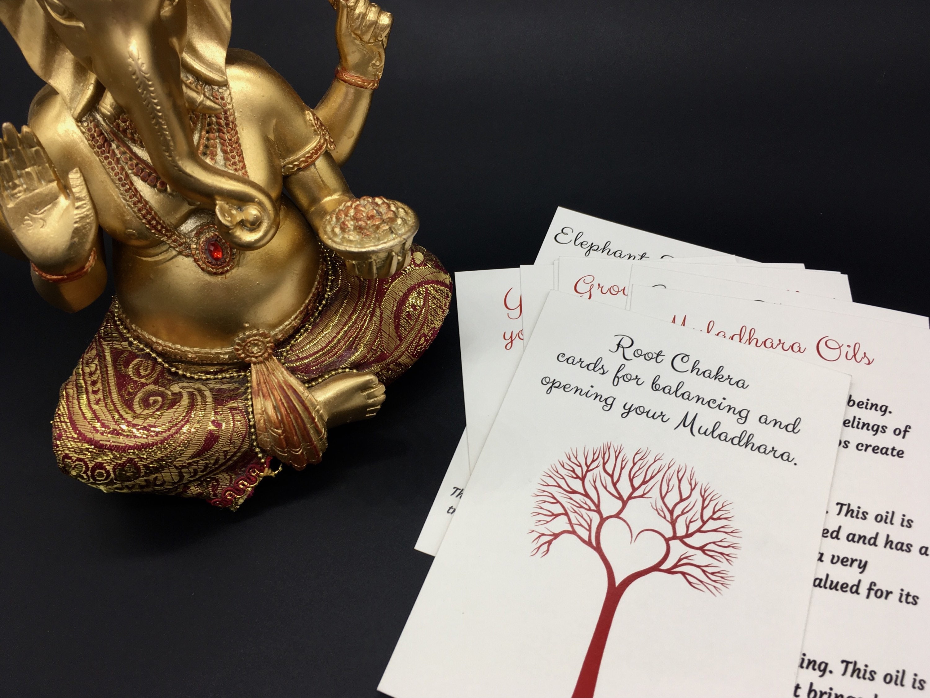 Energy Healing Chakra Cards to Balance Your Root Chakra-yoga Gift ...