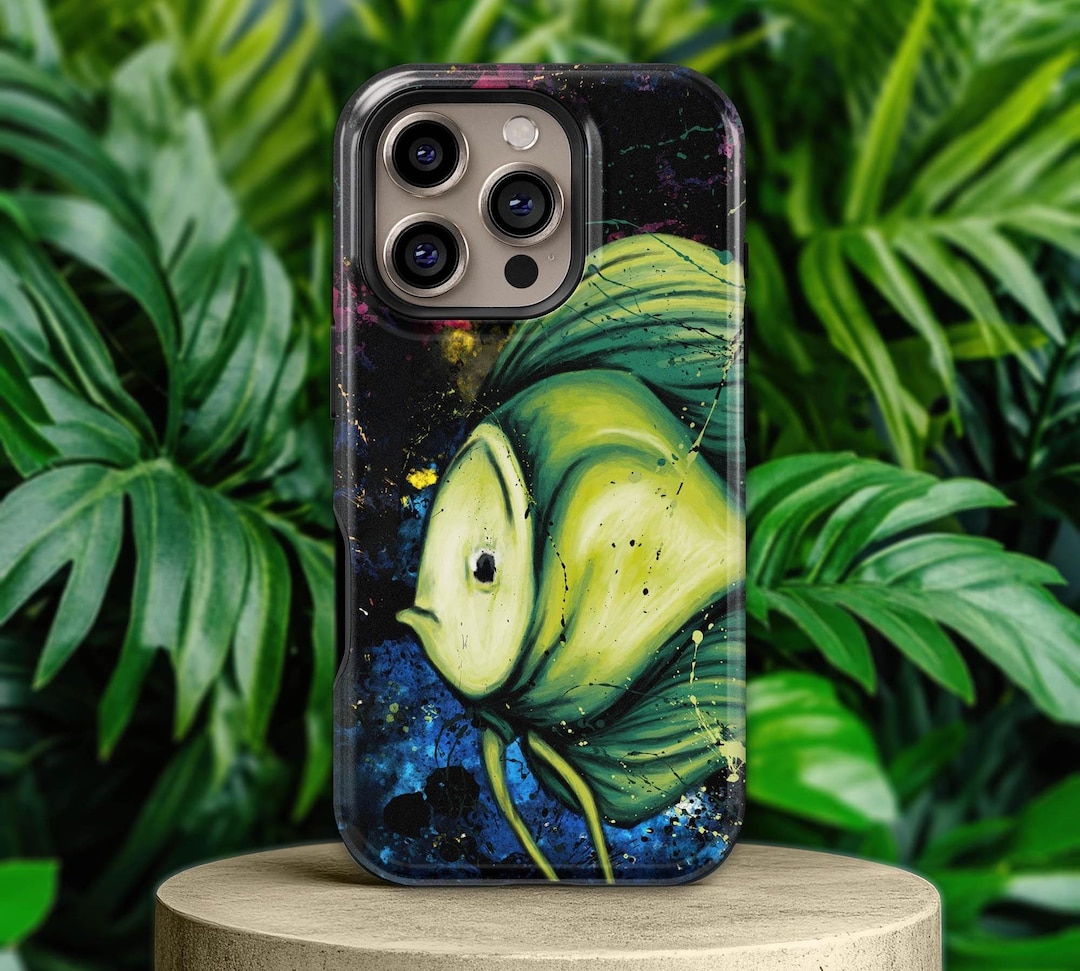 Fish Phone Case - Optional Magsafe Compatible, Tough Phone Case for ...