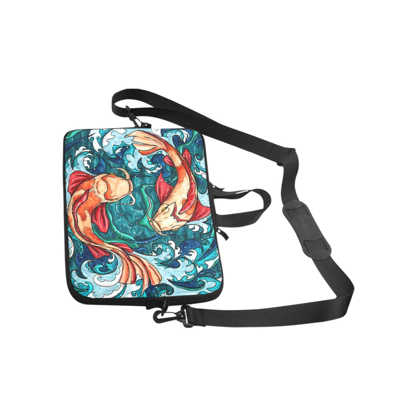 Japanese Koi Fish Laptop Bag From 10 to 17 Inch Laptop Bag - Etsy