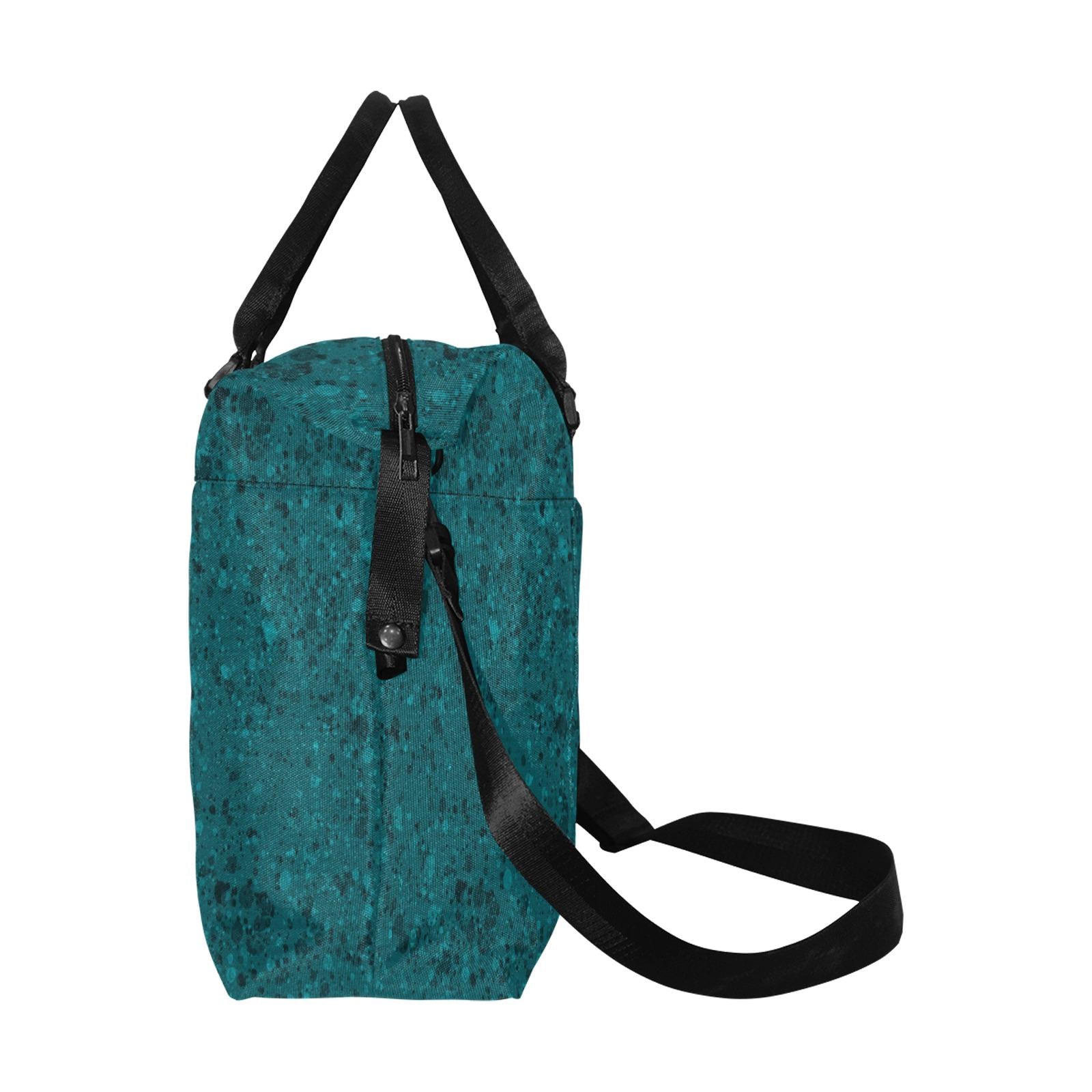 Dark Teal Trolley Sleeve Tote, Lightweight Weekender Bag With Luggage ...