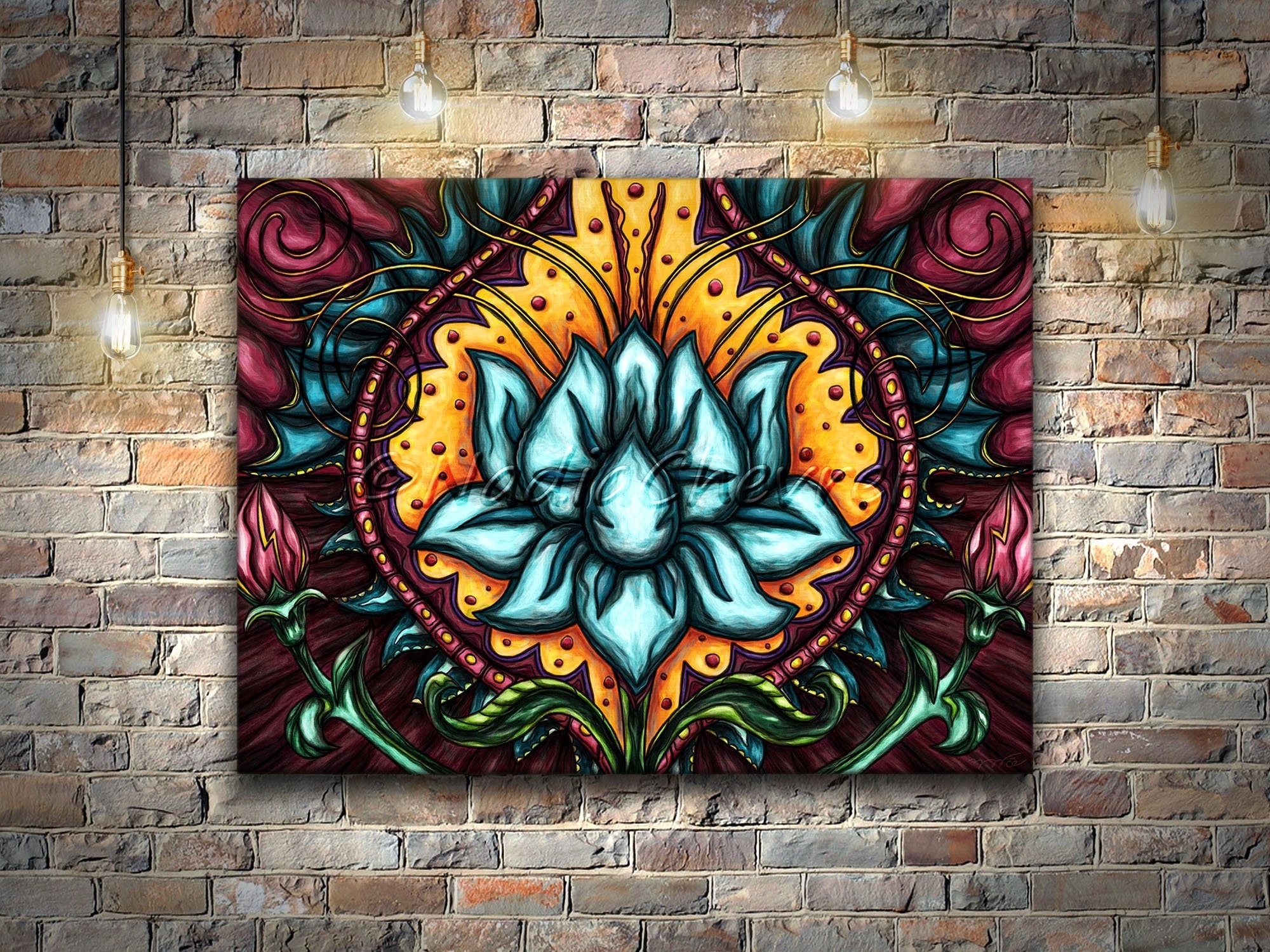 Lotus Flower Graffiti