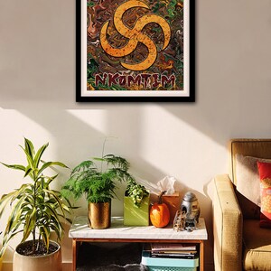 Nkontim Adinkra Wall Art, Ancient West Africa Symbol for Loyalty Art ...