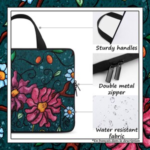 Floral Laptop Bag, Laptop Sleeve With Handles, Women Computer Case or ...