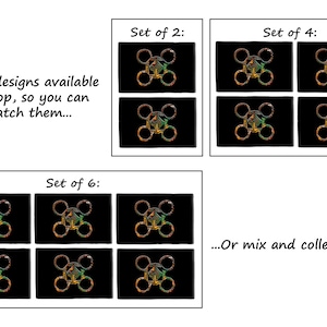 Adinkra Symbol Placemats Set, Sunsum Human Spirit Symbol Printed ...