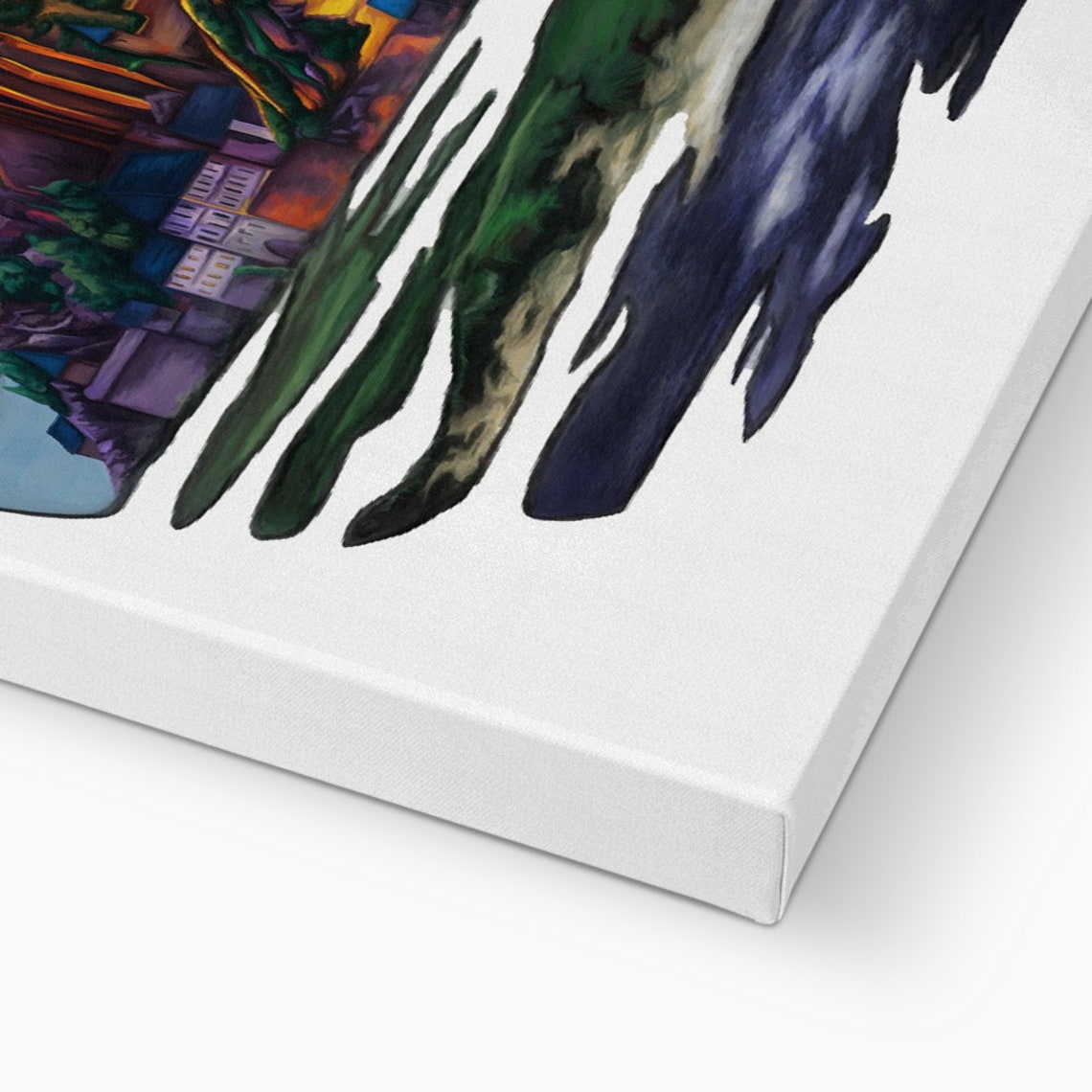 Mount Saint-michael Wall Art French Famous Place Painting | Etsy