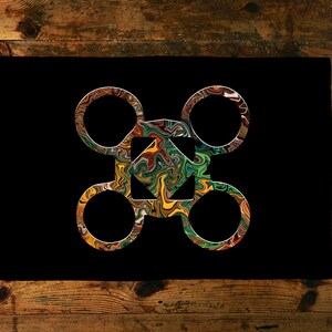 Adinkra Symbol Placemats Set, Sunsum Human Spirit Symbol Printed ...