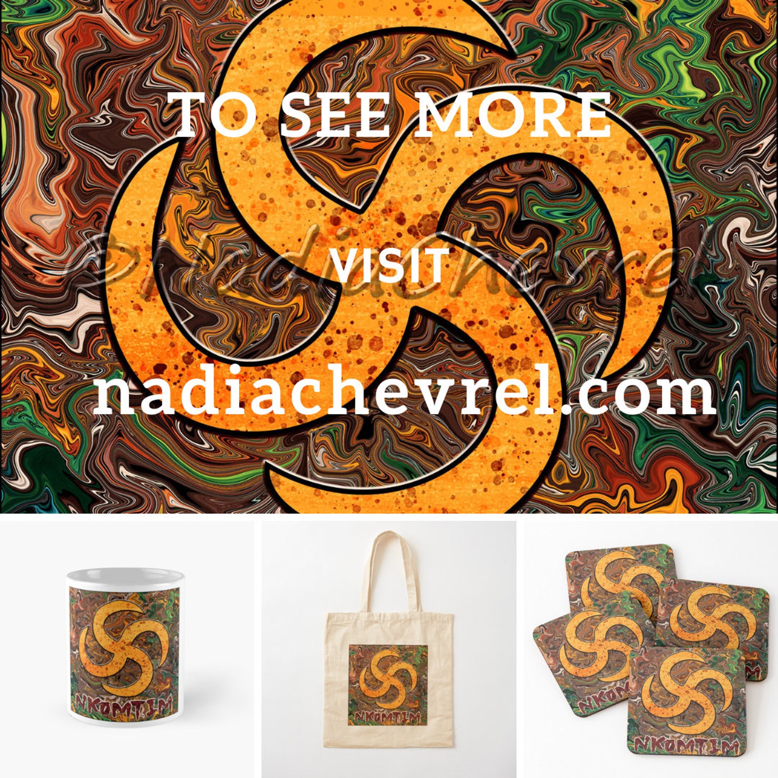 Nkontim Adinkra Wall Art Ancient West Africa Symbol for - Etsy