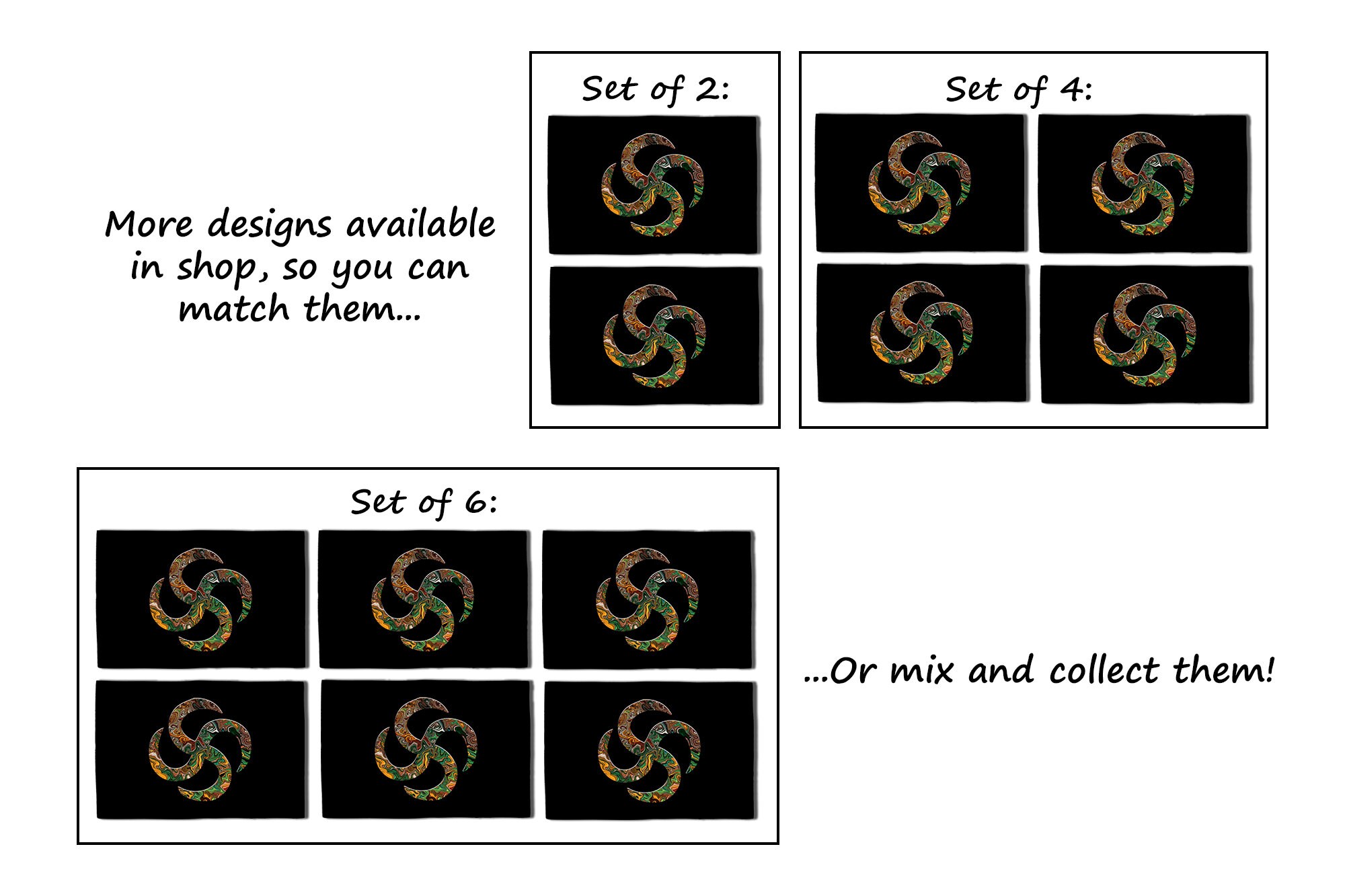 Adinkra Symbol Placemats Set Nkontim Loyalty Symbol Printed - Etsy