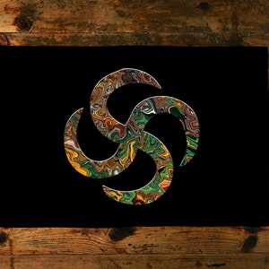 Adinkra Symbol Placemats Set, Nkontim Loyalty Symbol Printed Placemats ...