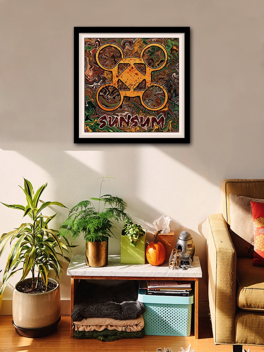 Sunsum Adinkra Wall Art Ancient West Africa Symbol for Human | Etsy