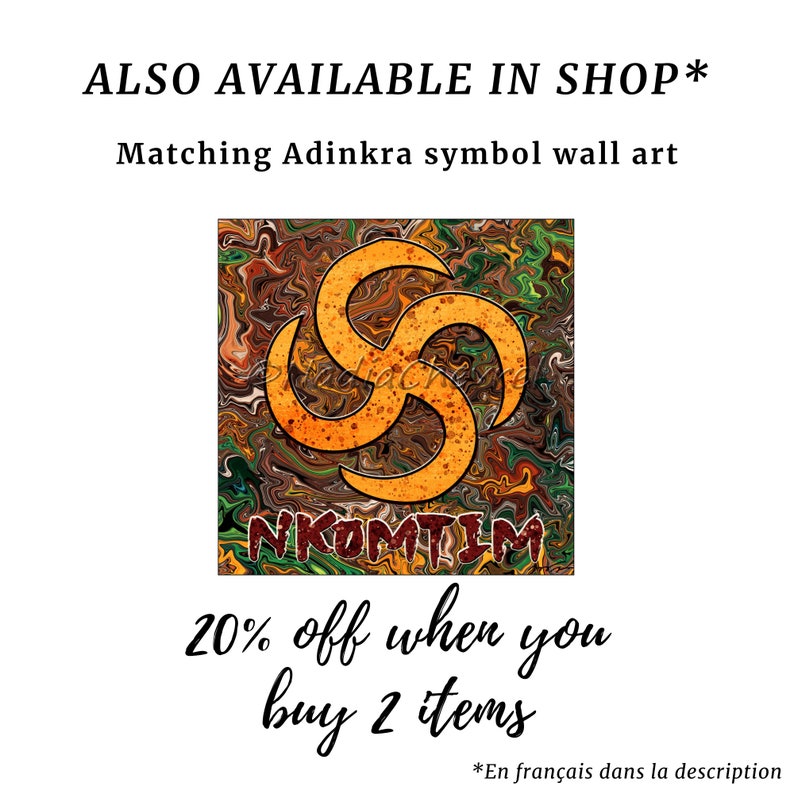 Akoben Adinkra Wall Art Ancient West Africa Symbol for - Etsy