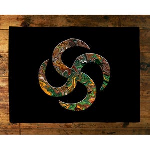 Adinkra Symbol Placemats Set, Nkontim Loyalty Symbol Printed Placemats ...