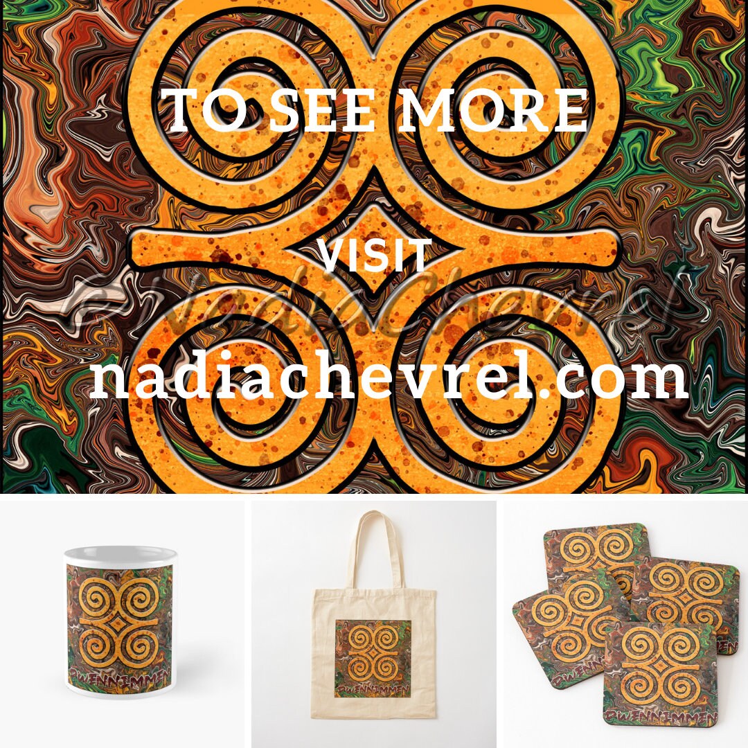 Sunsum Adinkra Wall Art Ancient West Africa Symbol for Human | Etsy