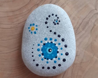 Painted Eye on Rock | Etsy